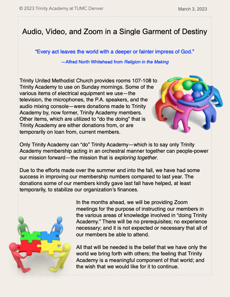 Communications - Trinity Academy